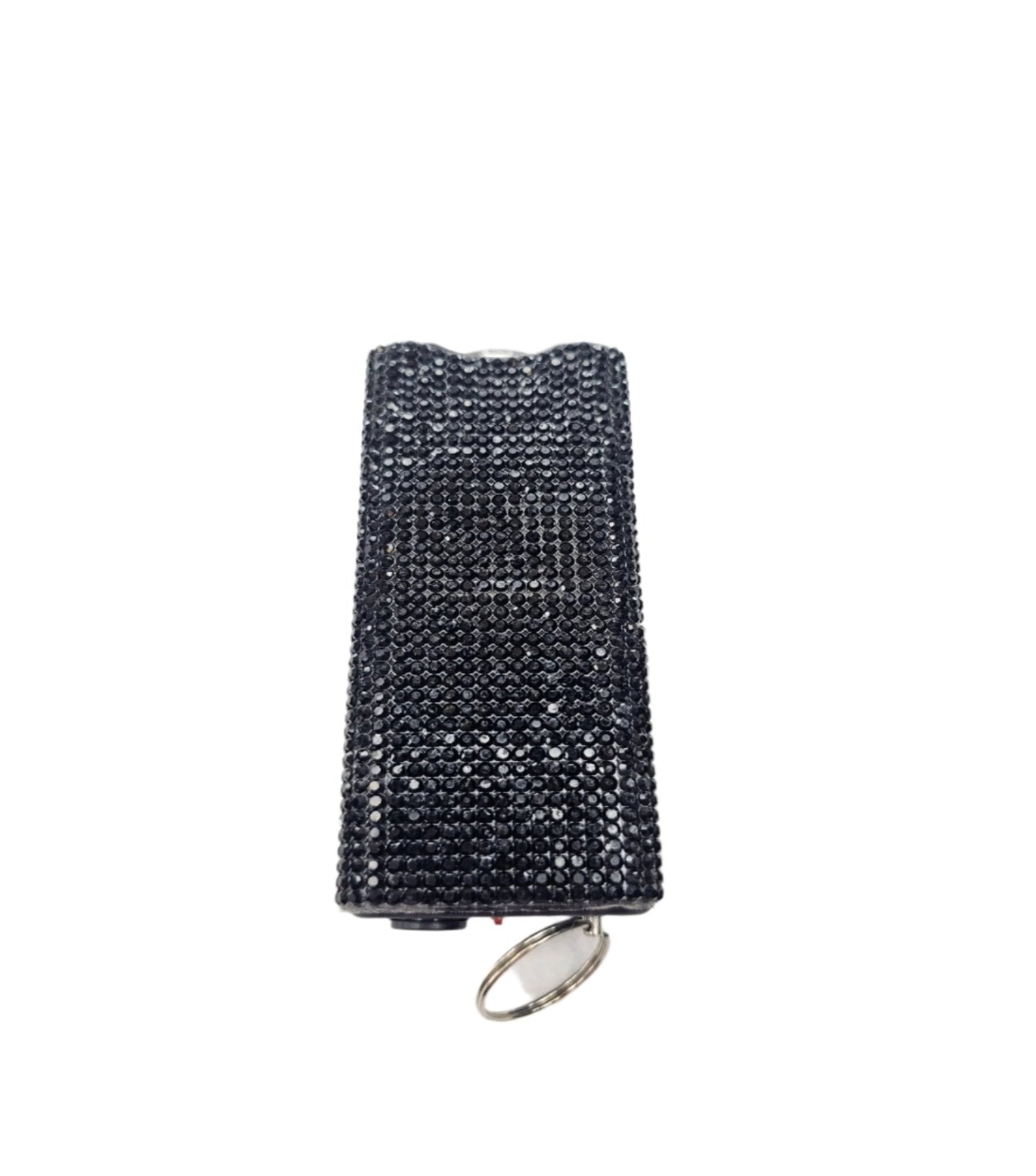 Black | Rhinestone Taser & Flashlight – Daisy Chain Defense